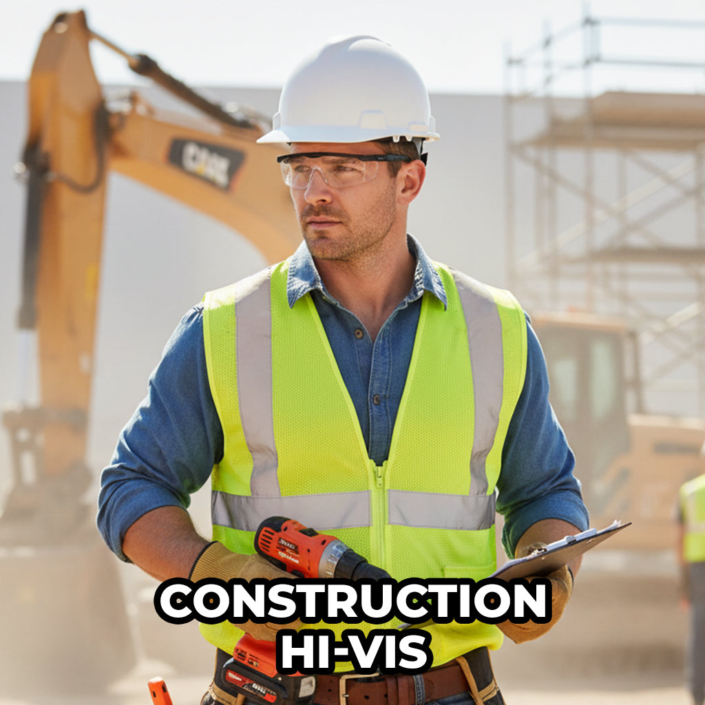 Construction Hi-Vis | Hard Hats, Safety Vests & FR Apparel