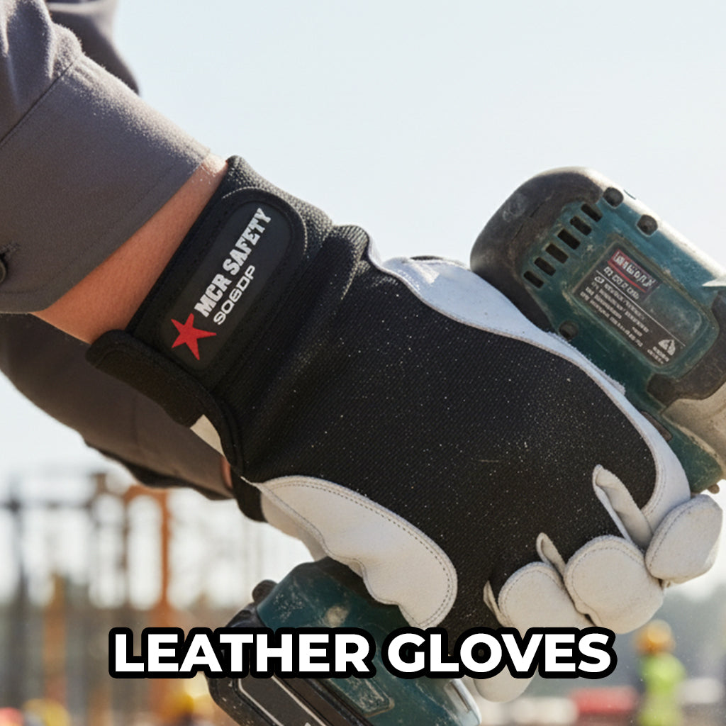 Leather Work Gloves | Safety, Heavy Duty, Pigskin & More