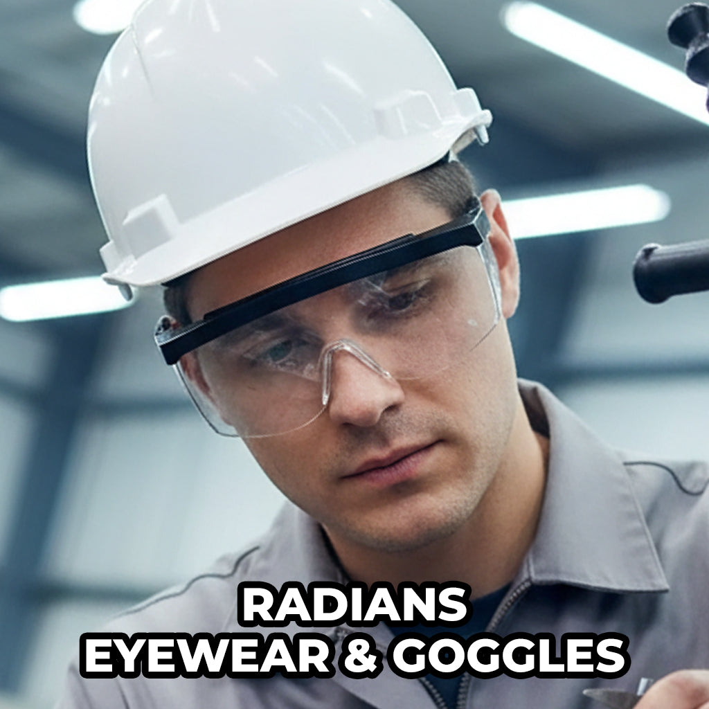 Radians Eyewear & Goggles | Mirage, Galaxy & Dewalt Eye Protection