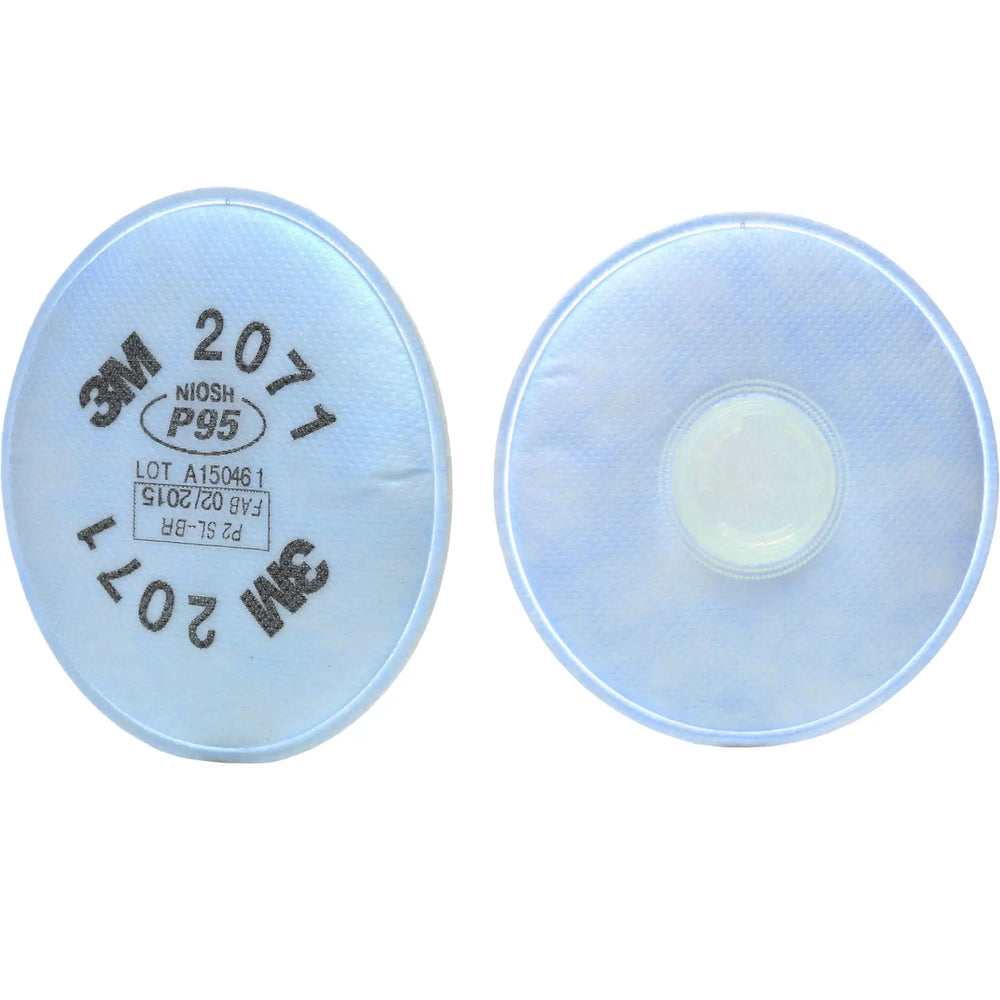 3M 2071 P95 Particulate Filter, White - Enviro Safety Products