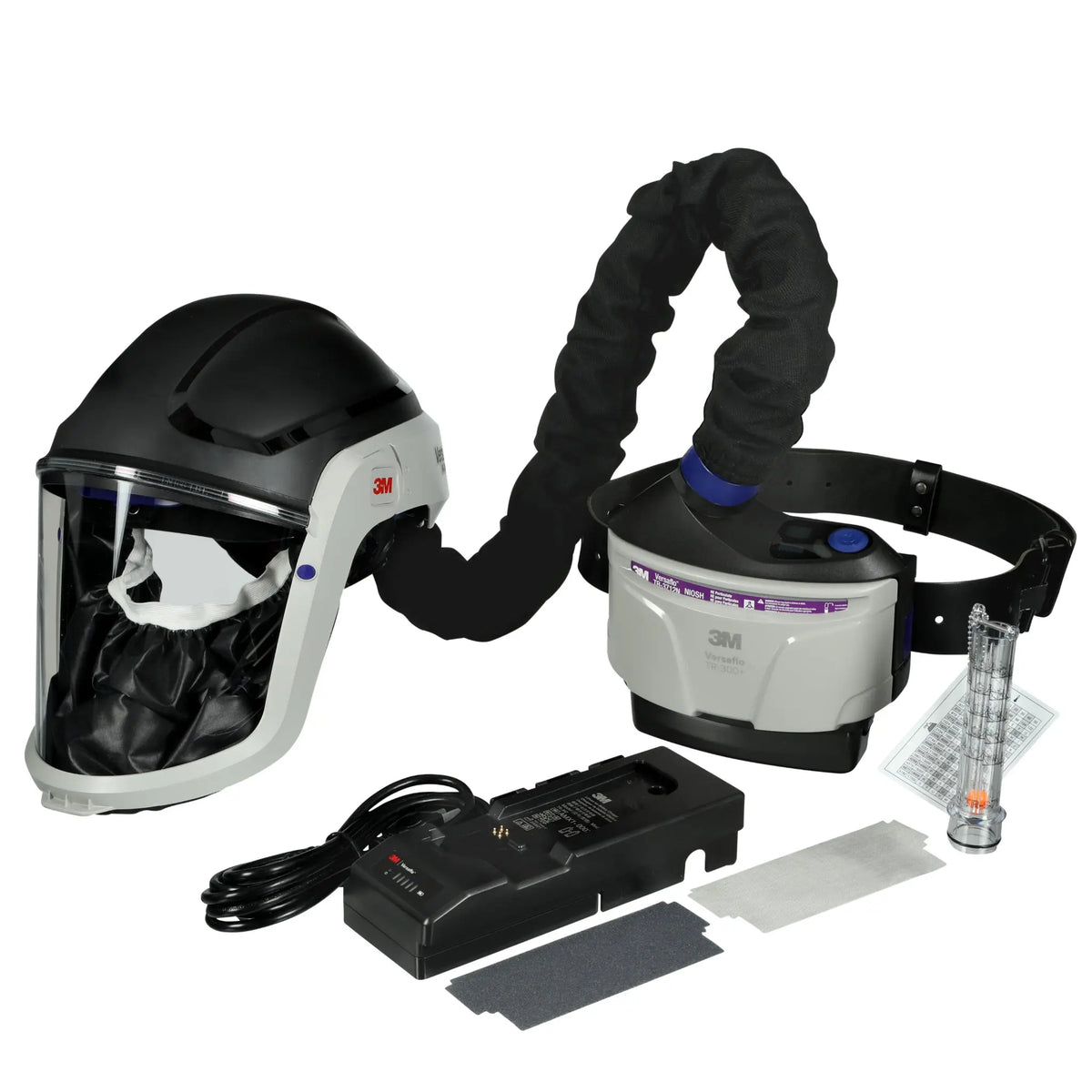 3M Versaflo TR-300N+ HIK PAPR Kit for Heavy Industry, Gray, 1 Each