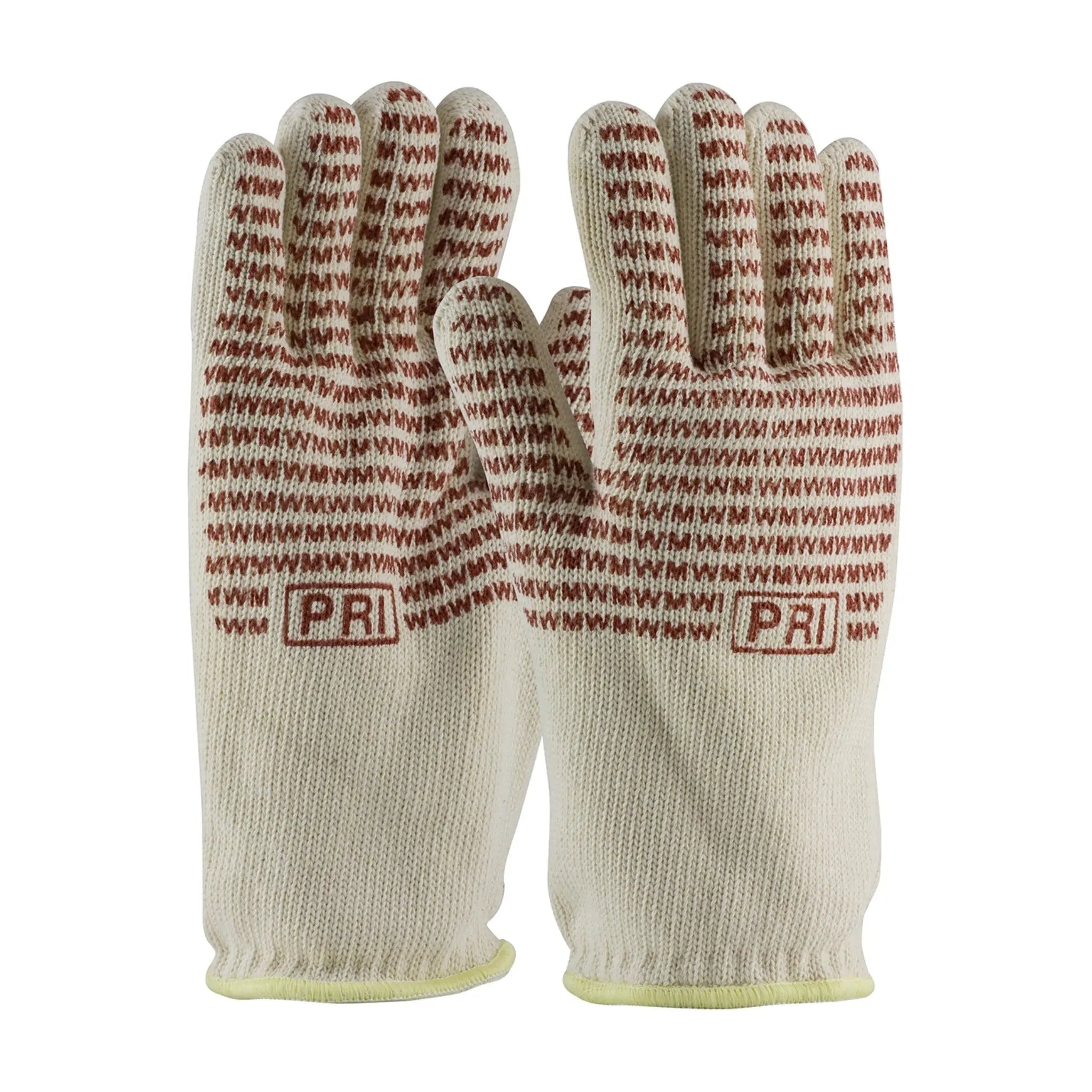 PIP 43-802 32oz Hot Mill EverGrip Double-Layer Gloves - Natural