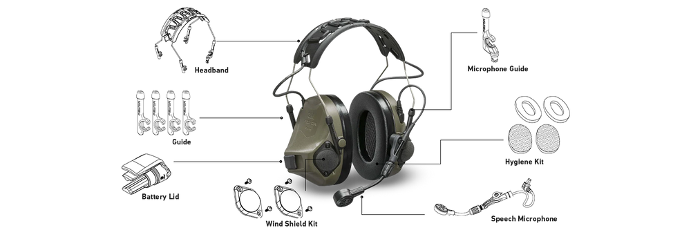 3M Peltor Comtac SwatTac Tactical Hearing Protection