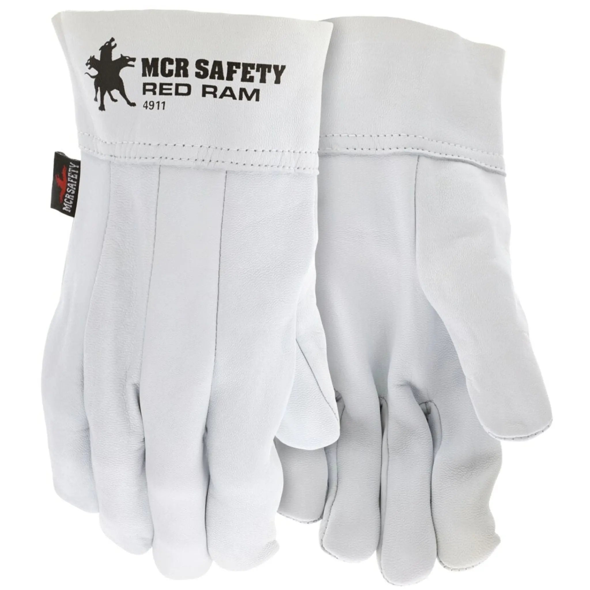 MCR Safety Red Ram 4907 Premium Goatskin Leather Welding Gloves