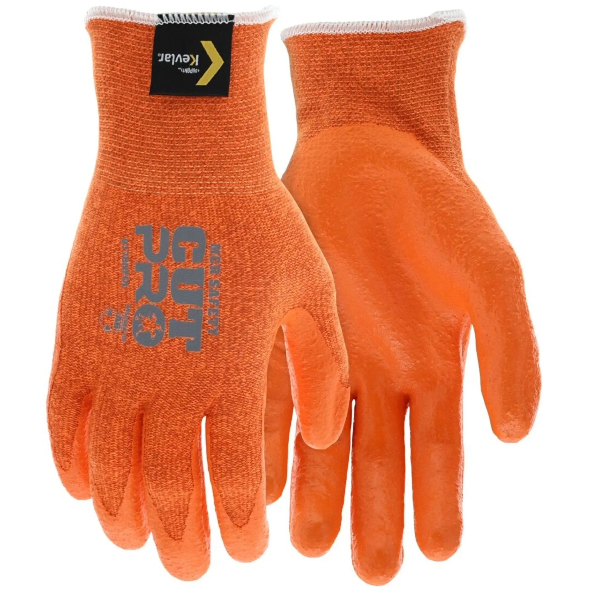 MCR Safety Cut Pro 9178NFO Hi-Vis Cut Resistant Work Gloves, DuPont Kevlar