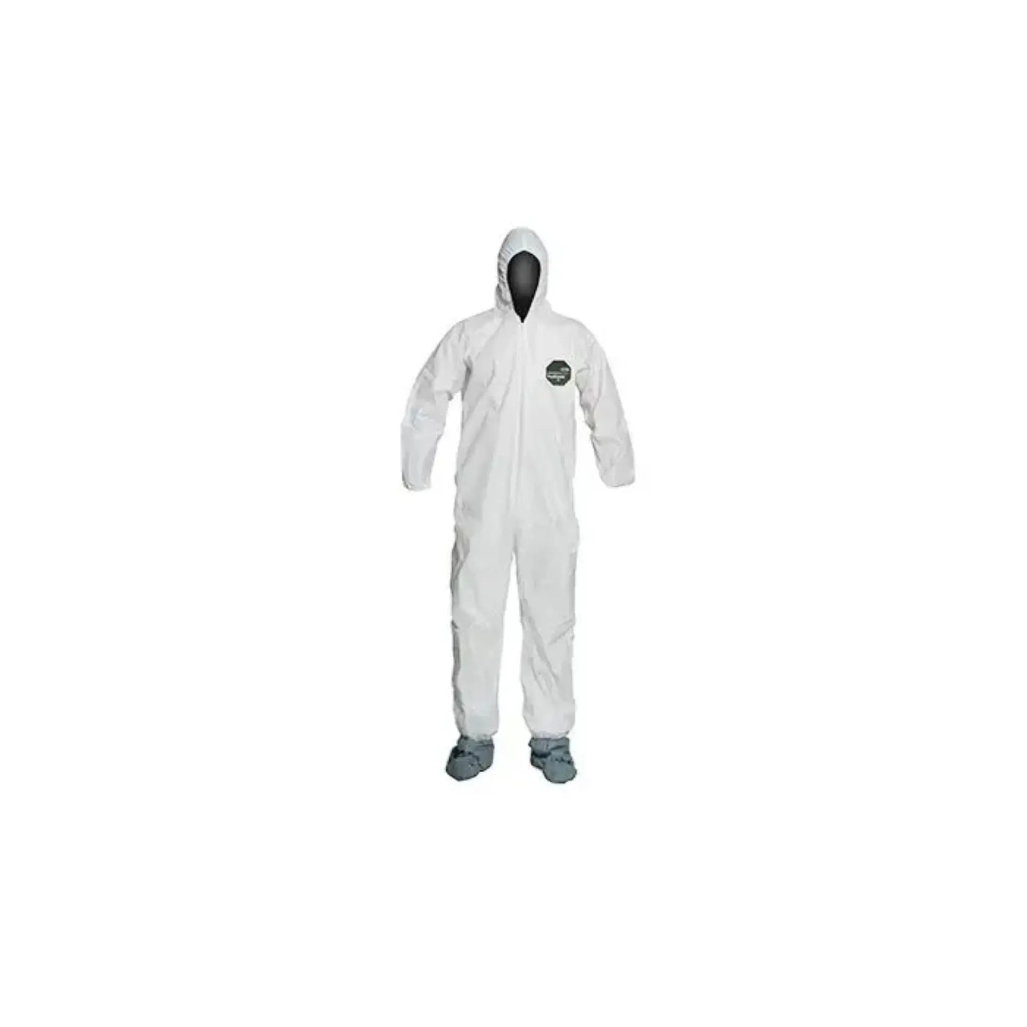 DuPont ProShield 50 NB122S Hooded Coverall White Color Large Size - 1/EA