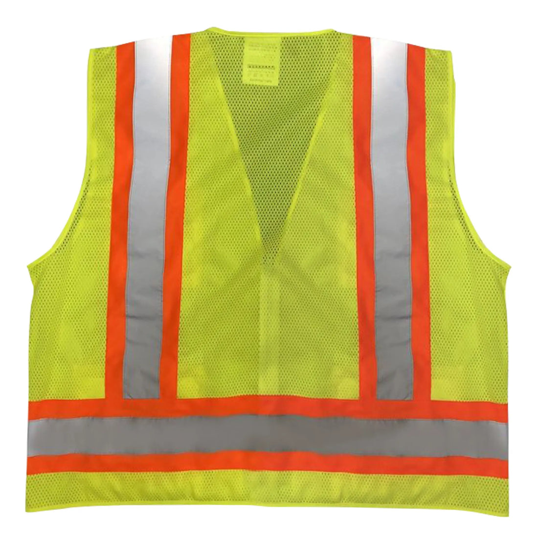 Safety Main 05TTSYZ Class 2 Surveyor Vest Hi-Vis Yellow – 3 Pack