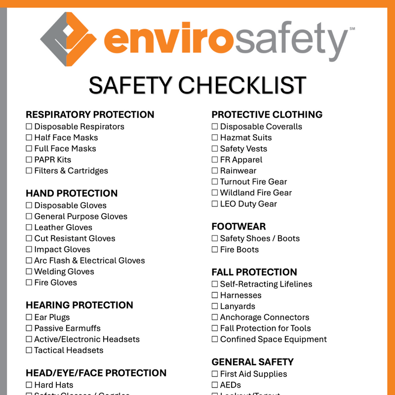Safety Checklist