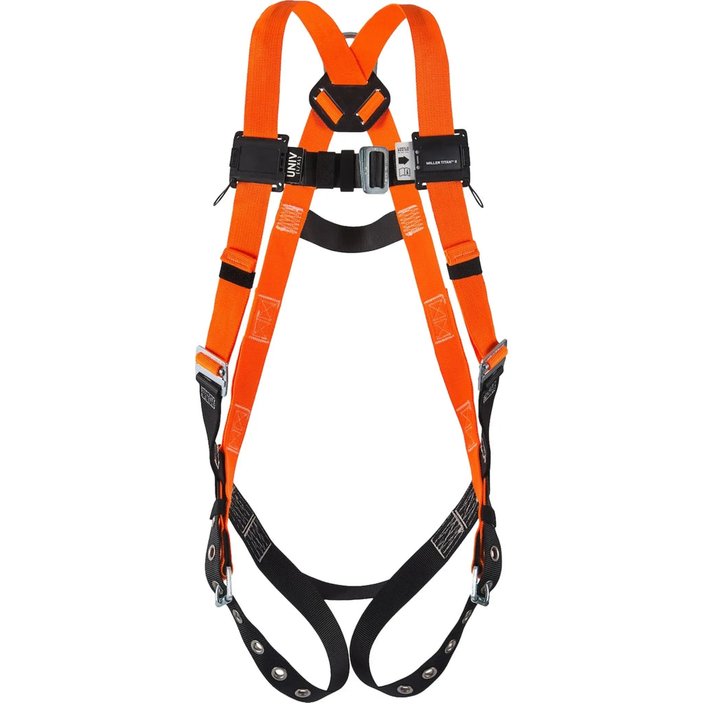 Honeywell Miller Titan II T4500 Non-Stretch Harness - Back D-Ring