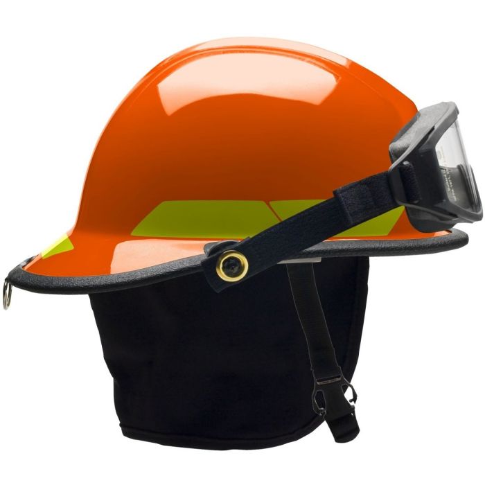 Bullard FX FXSORGIZ2 Firedome Helmet with Goggles ESS InnerZone 2, Ora