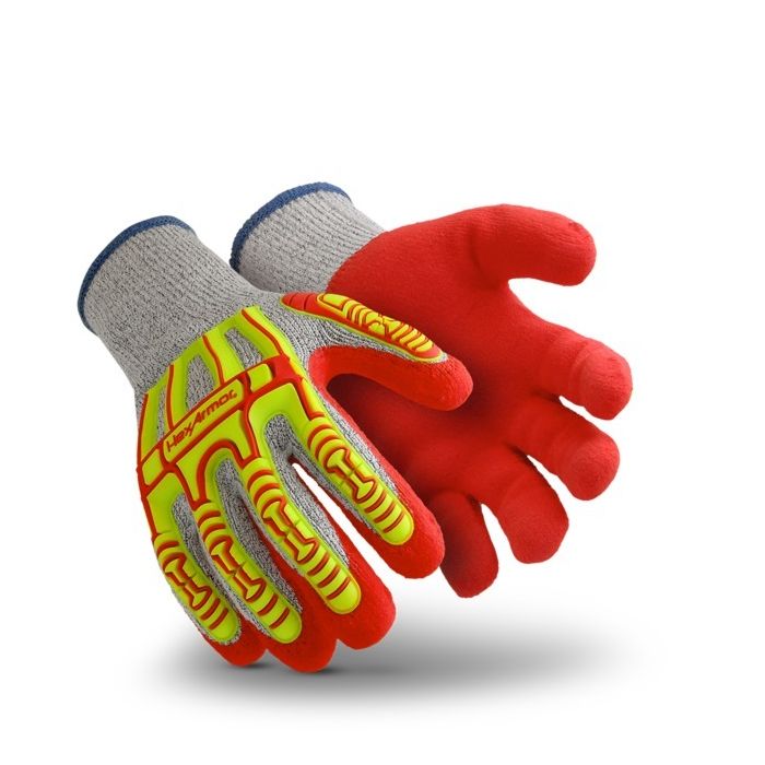 HexArmor Thin Lizzie Working Gloves Red Color Large Size - 1 Pair