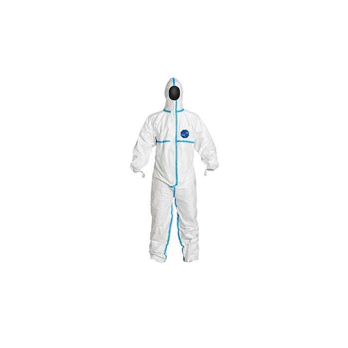 DuPont Tyvek 600 TY198TWH2X0025 Hooded Coverall, White, 2X-Large, Case ...
